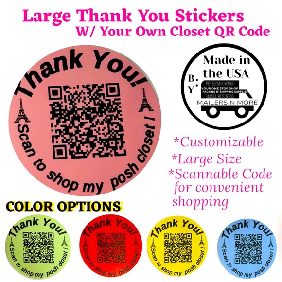 Mailers N More | Office | 0 Custom Stickers Personalized Stickers W ...